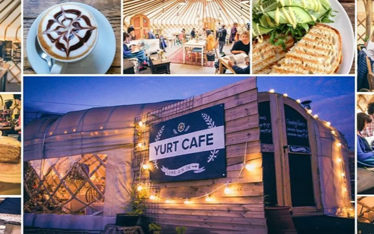 Time to Coffee, Londoners in Exquisite Nomadic Ger-Yurt